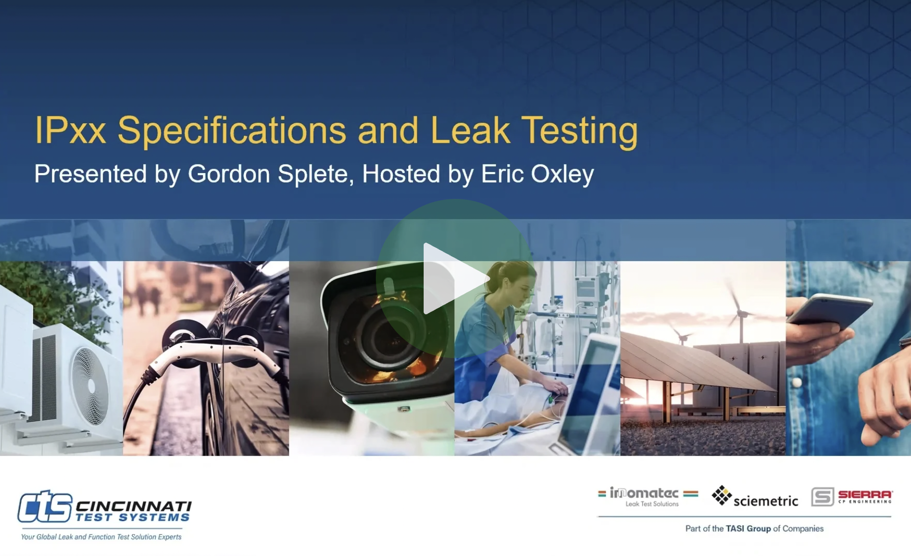 IPXX Specifications On-Demand Webinar | Leak Week 2023